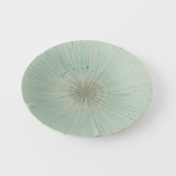 Ice Blue Dinner Plate 24.4D 3H – Made In Japan UK
