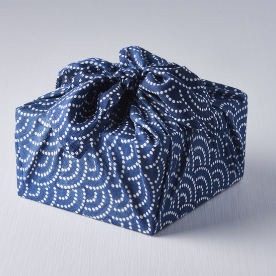 Large Furoshiki Wrap Blue – Made In Japan UK