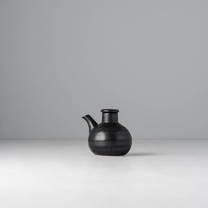 Soy Pot Matt Black Small Size 110Ml – Made In Japan UK